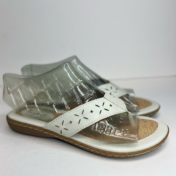 Born | Shoes | Born Boc Concept Womens C642 Sz 6m White Thong Flip Flop ...